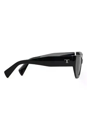 TOD'S Logo Square Sunglasses - Black