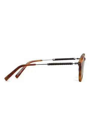 TOD'S Round-frame Sunglasses - Brown