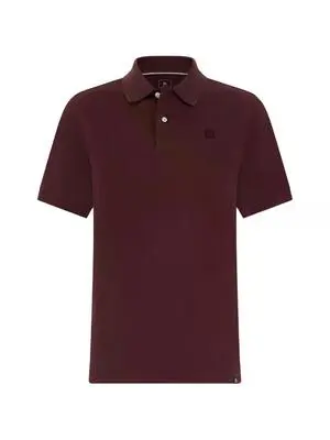 Boggi Milano Regular Fit Cotton Piqué Polo Shirt - Brown