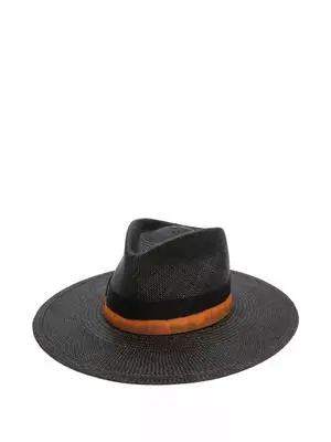 Black Embellished Fedora