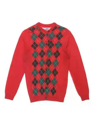 HODAKOVA Argyle-knit Wool Cardigan