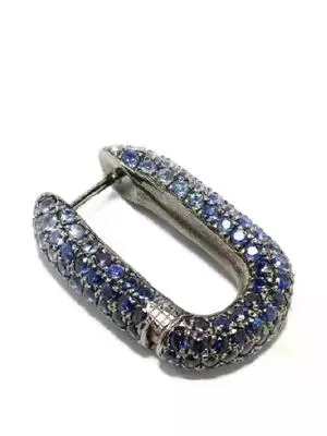 SELIM MOUZANNAR Sapphire Hoop Earring