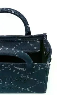 Zadig&Voltaire Angel Xs Monogram Jacquard Tote - Blue