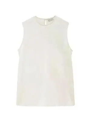 ANINE BING Malia Sleeveless Top - Neutrals