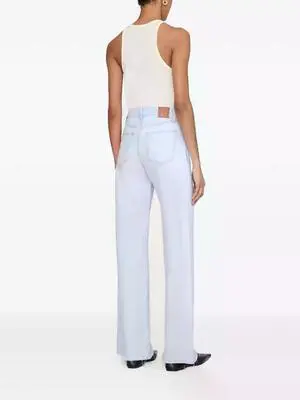 ANINE BING Lewis Frayed Jeans - Blue