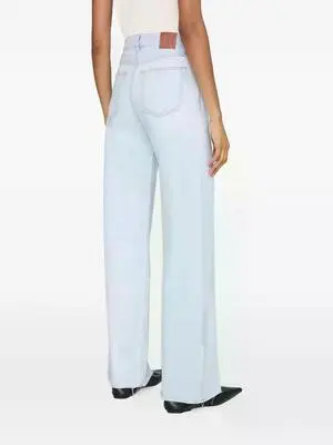 ANINE BING Lewis Frayed Jeans - Blue