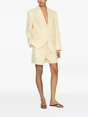 ANINE BING Quinn Single-breasted Blazer - Yellow