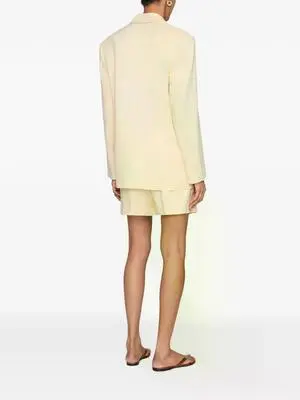 ANINE BING Quinn Single-breasted Blazer - Yellow