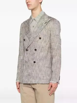 Tagliatore Vesuvio Double-breasted Blazer - Neutrals