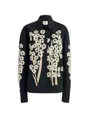 Khaite Argo Embroidered Top