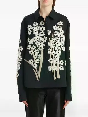 Khaite Argo Embroidered Top