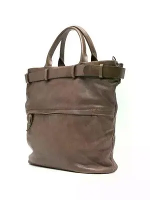 REPTILE´S HOUSE Textured Leather Tote Bag