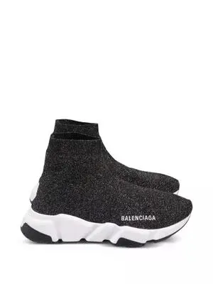 Balenciaga Speed Glittered Sneakers