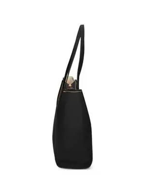 Moschino Logo-plaque Tote Bag - Black