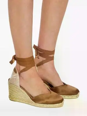 CastaÑer Chiara Ankle-tie Espadrilles - Brown