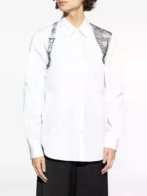 Alexander McQueen Lace-detail Shirt - White