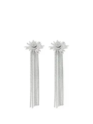 Alexander McQueen Flower-motif Drop Earrings