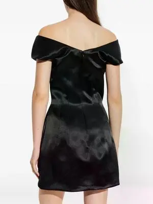 Alexander McQueen Off-shoulder Mini Dress