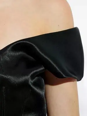 Alexander McQueen Off-shoulder Mini Dress