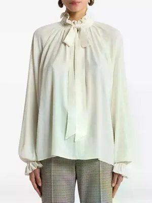 Etro Jacquard Scarf Blouse