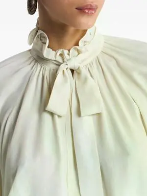 Etro Jacquard Scarf Blouse