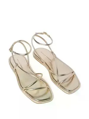 LOEFFLER RANDALL Noor Strappy Flat Sandals - Gold