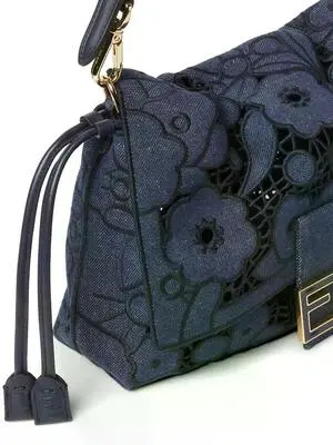 Fendi Medium Mamma Baguette Shoulder Bag - Blue