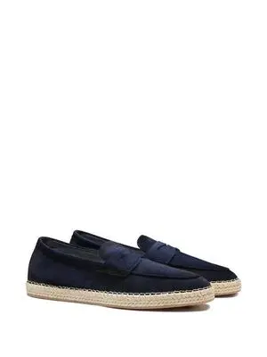 Santoni Suede Espadrilles - Blue