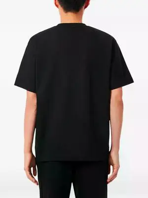 Lacoste Embroidered-logo T-shirt - Black