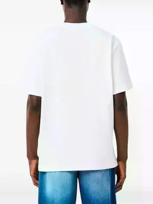 Lacoste Embroidered-logo T-shirt - White