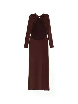 Raquel Diniz Carolyne Open-back Dress - Brown