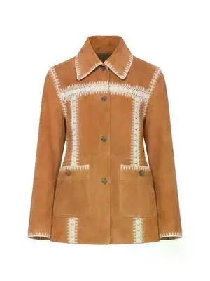 Sea Irena Suede Jacket - Brown