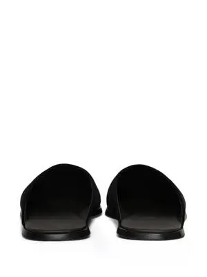 Fear Of God Flat Slippers - Black