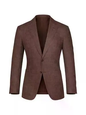 SARTORIO NAPOLI Two-button Wool Jacket - Brown