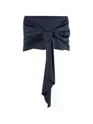 Chiara Boni La Petite Robe Eva Knot Stole - Blue