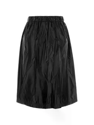 Herno Elastic-waistband Midi Skirt - Black