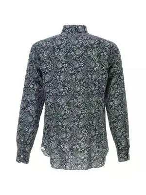 BARBA NAPOLI Paisley Buttoned Shirt