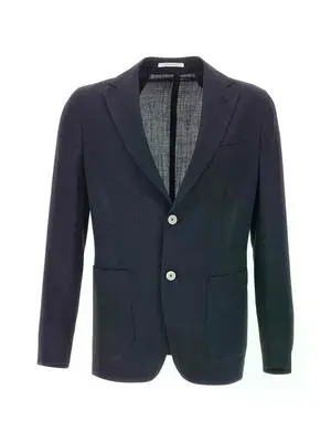 Eleventy Single-breasted Blazer - Blue