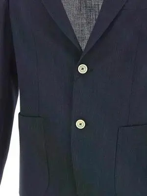 Eleventy Single-breasted Blazer - Blue