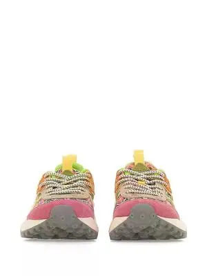 FLOWER MOUNTAIN Kotetsu Floral-details Sneakers - Neutrals