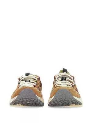 FLOWER MOUNTAIN Yamabushi Panelled Sneakers - Brown