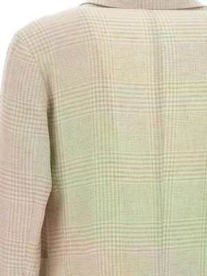 Eleventy Patterned Single-breasted Blazer - Neutrals