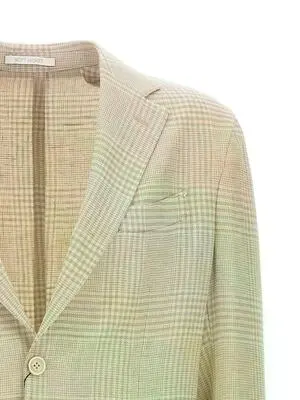 Eleventy Patterned Single-breasted Blazer - Neutrals