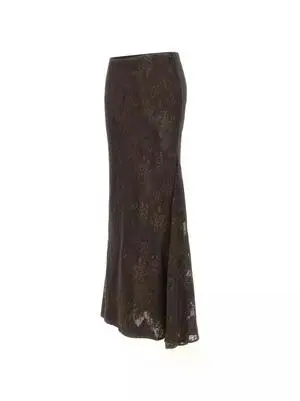 HERSKIND Lace-overlay Midi Skirt