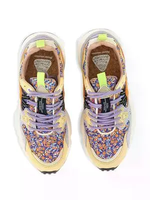 FLOWER MOUNTAIN Yamano 3 Suede Sneakers - Neutrals