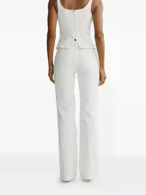 DL1961 Button-front Peplum Top