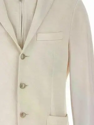 Eleventy Detachable Bib Single-breasted Blazer - Neutrals
