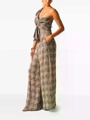JBQ Eden One-shoulder Jumpsuit - Blue