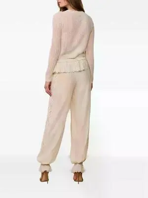 LoveShackFancy Lace-detail Trousers