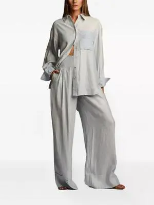 HEVRON Chambray Pocket Shirt